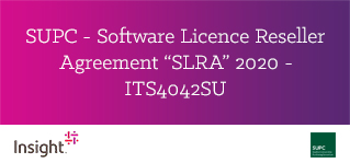 SUPC - Software Licence Reseller Agreement “SLRA” 2020 – ITS4042SU ...